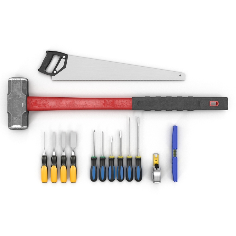 3d tools set 6 model