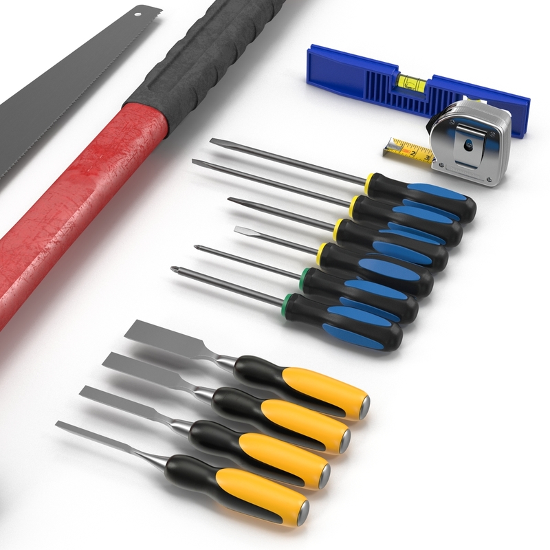 3d tools set 6 model