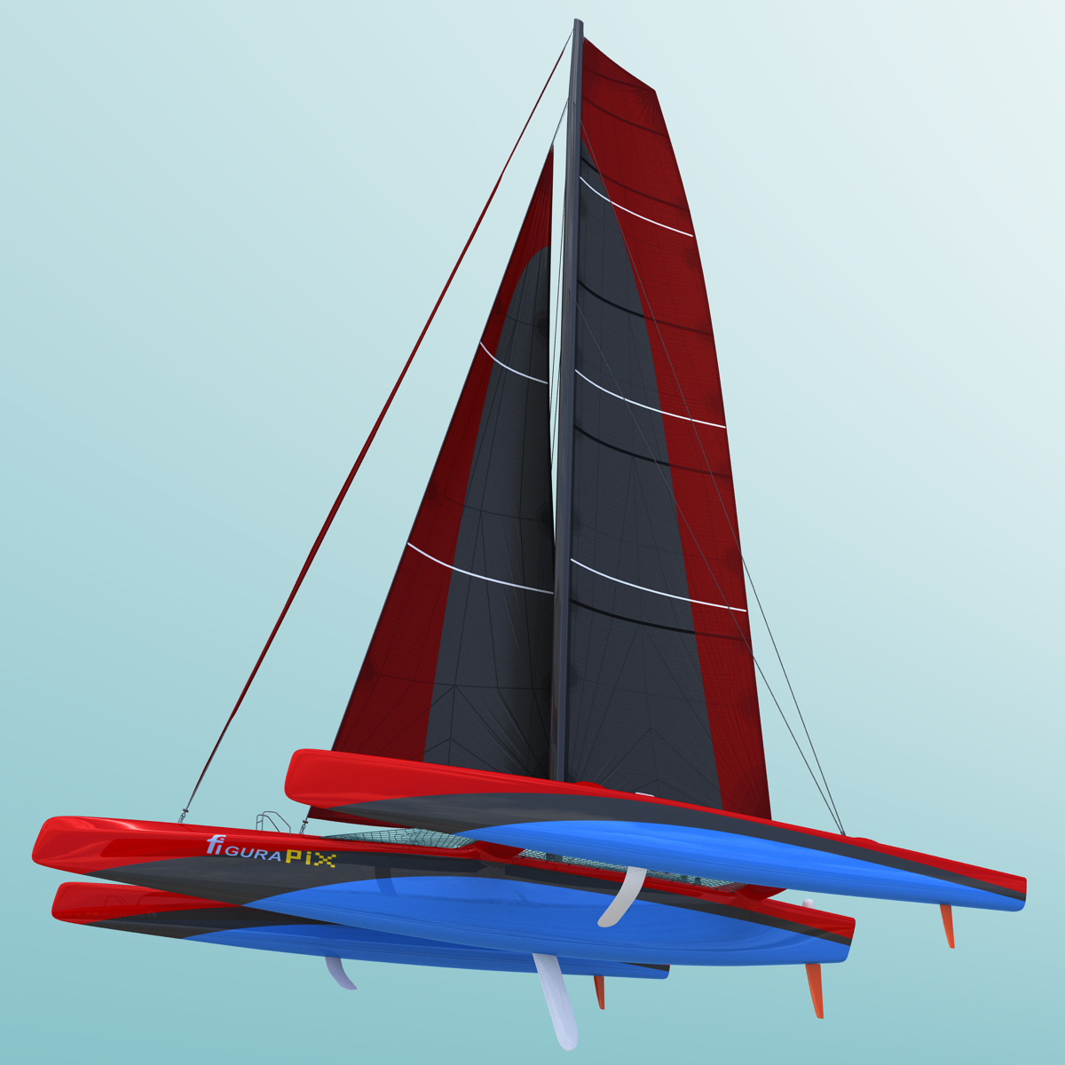 3d ultim class trimaran model