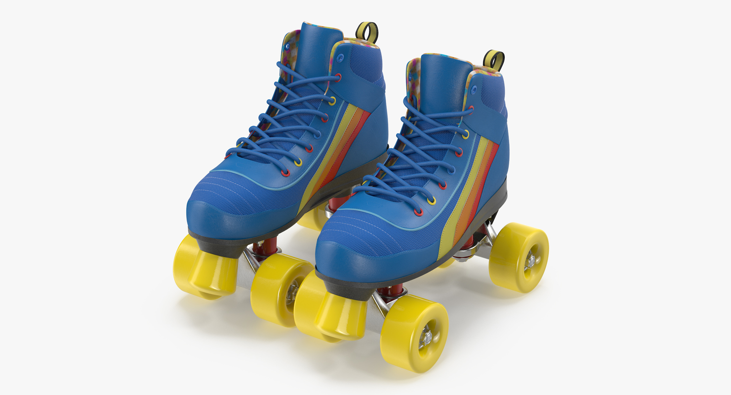roller skates 3d model