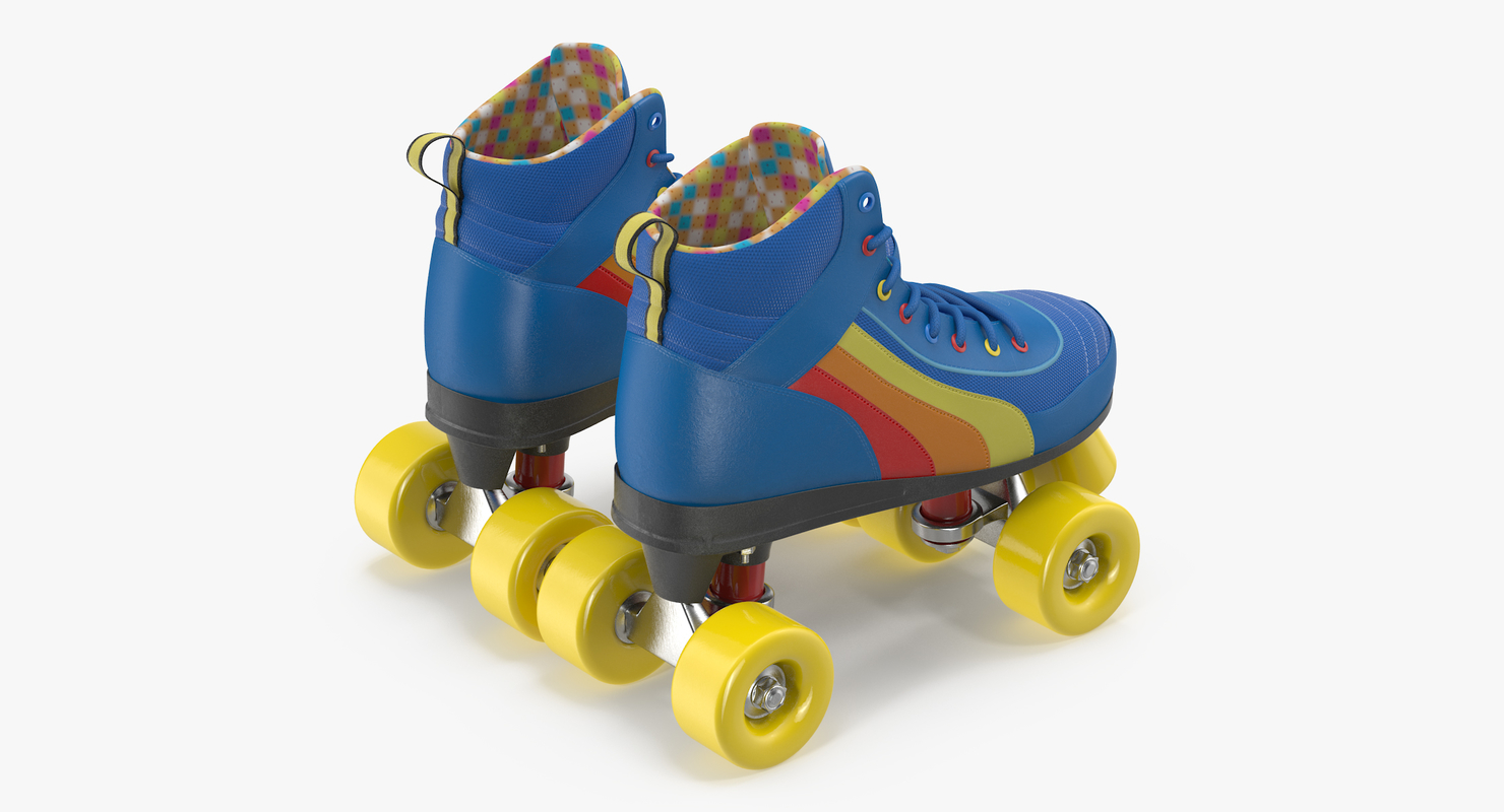roller skates 3d model
