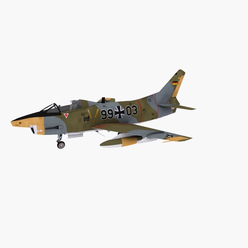 3d fiat jet fighter luftwaffe model