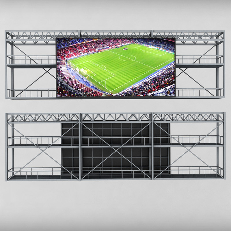 3d scoreboard stadium tv led
