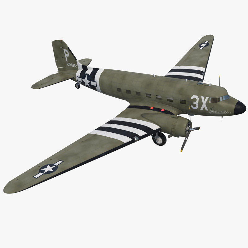 3d douglas dc-3