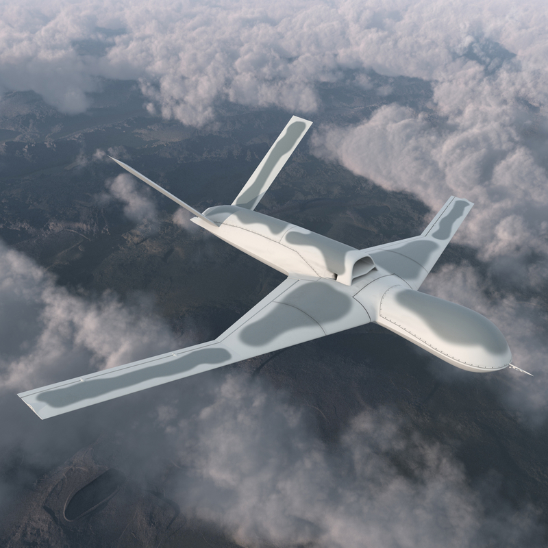 general atomics avenger uav 3d 3ds