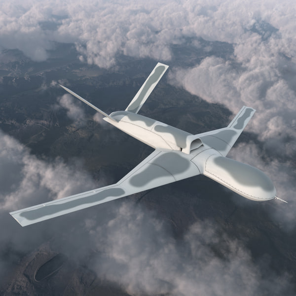 general atomics avenger uav 3d 3ds