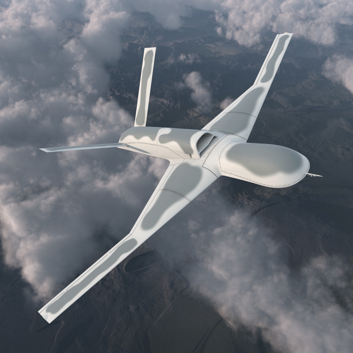 general atomics avenger uav 3d 3ds