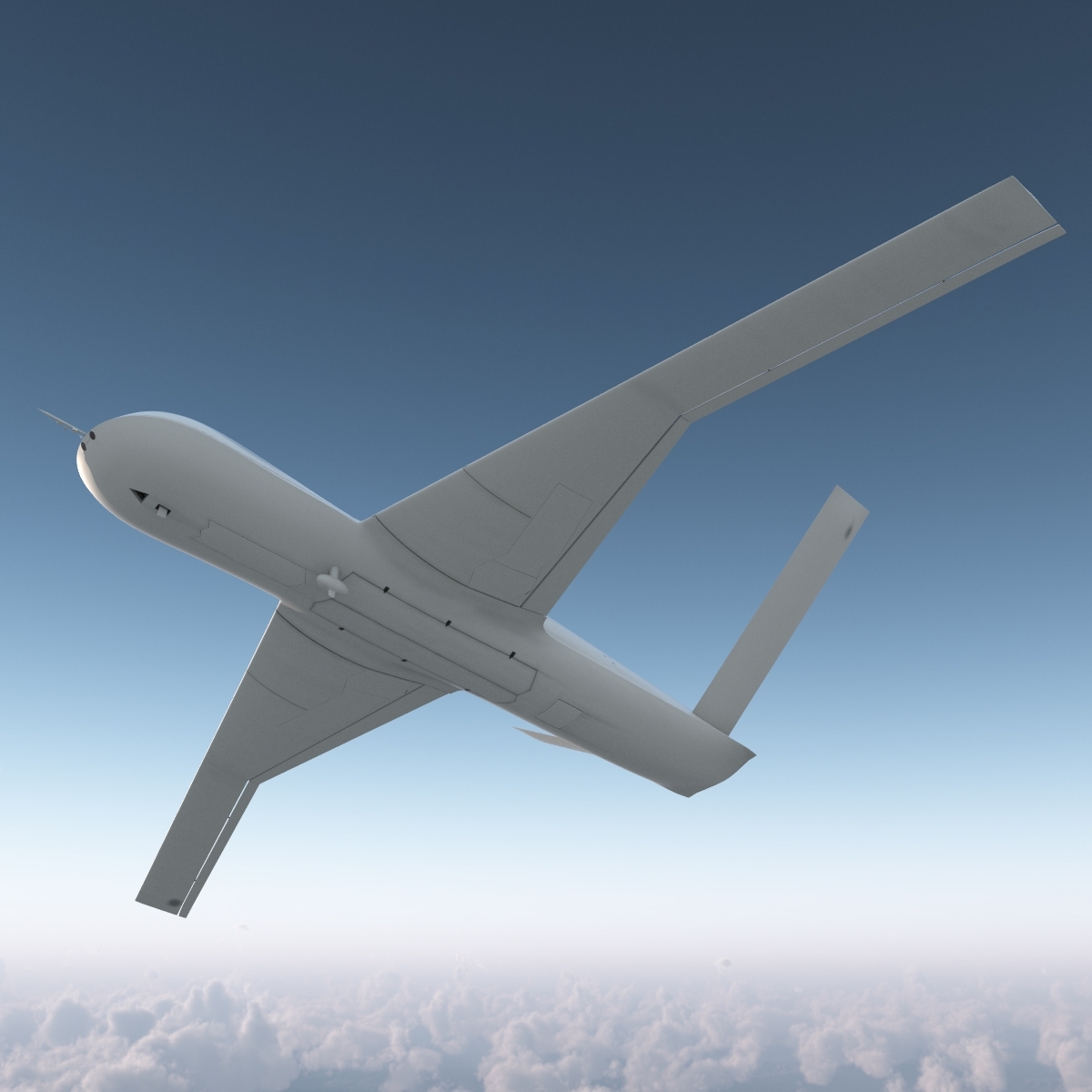 general atomics avenger uav 3d 3ds