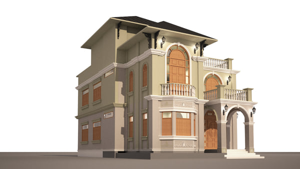 villa 3d model