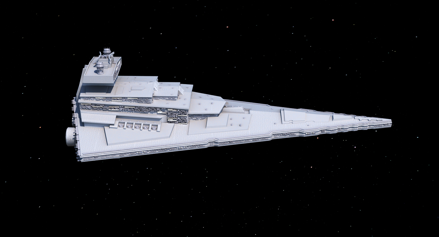 3d fbx star destroyer