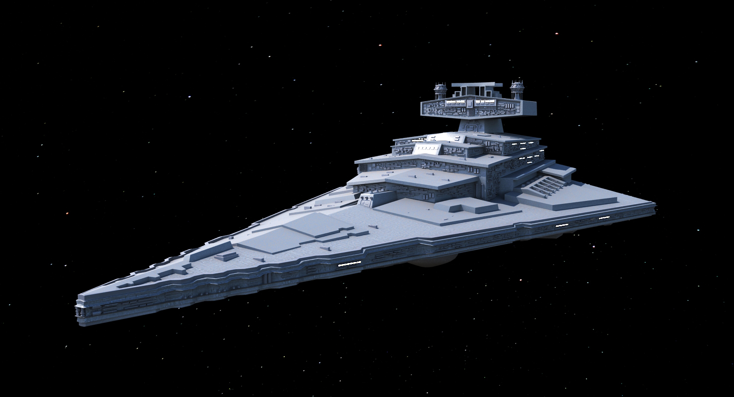3d fbx star destroyer