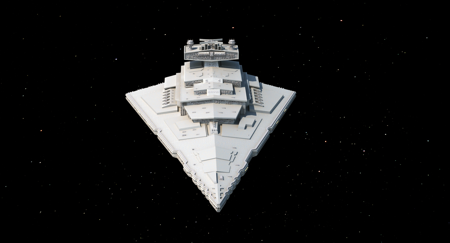 3d fbx star destroyer