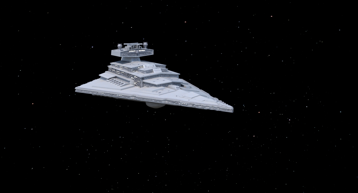 3d fbx star destroyer