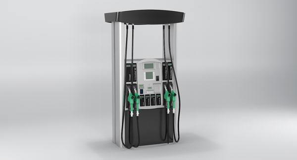 3d realistic fuel dispenser