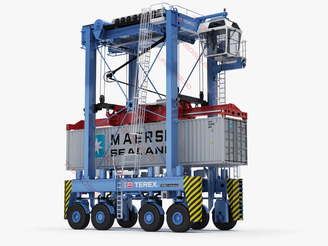 straddle carrier terex noell 3ds