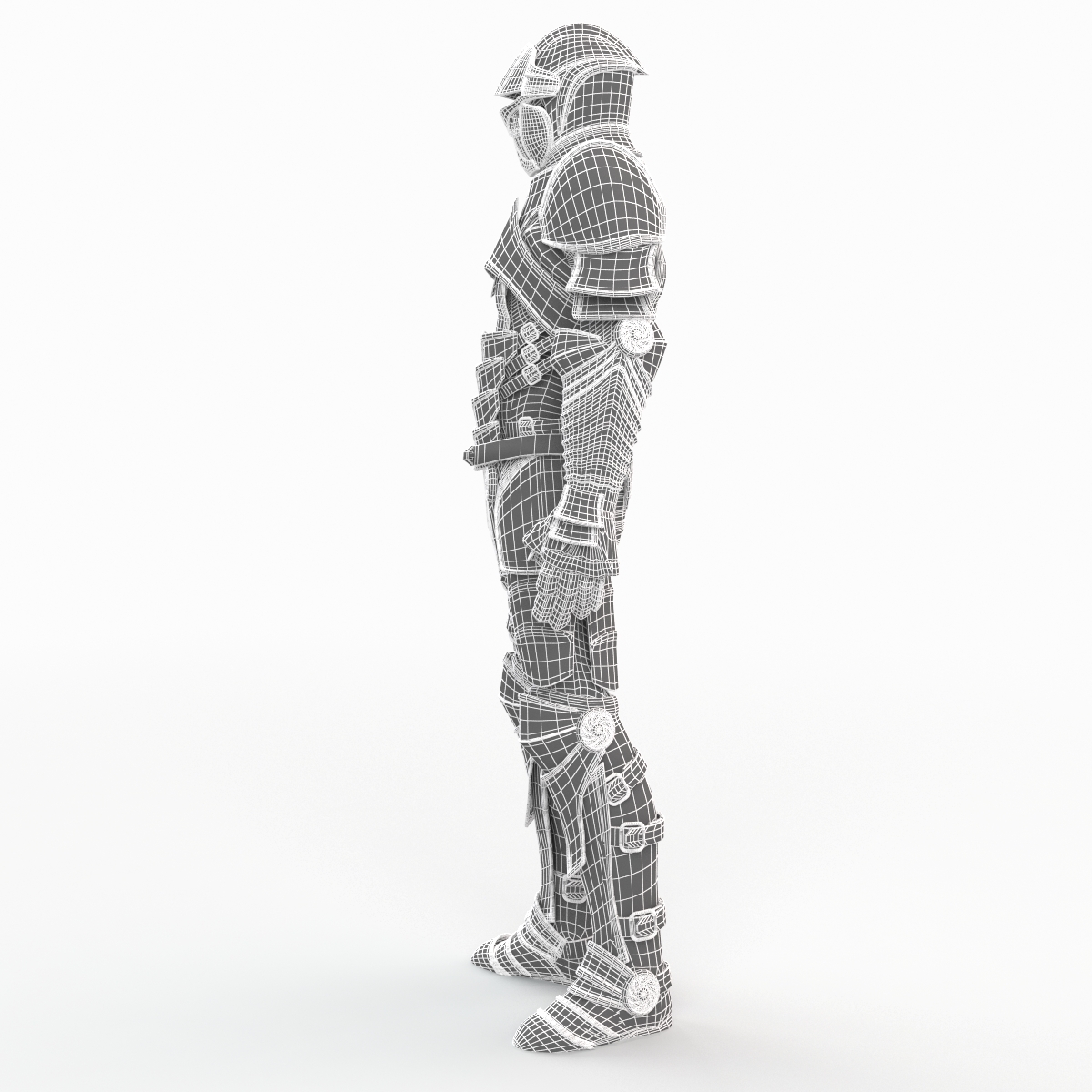 3d model medieval armor