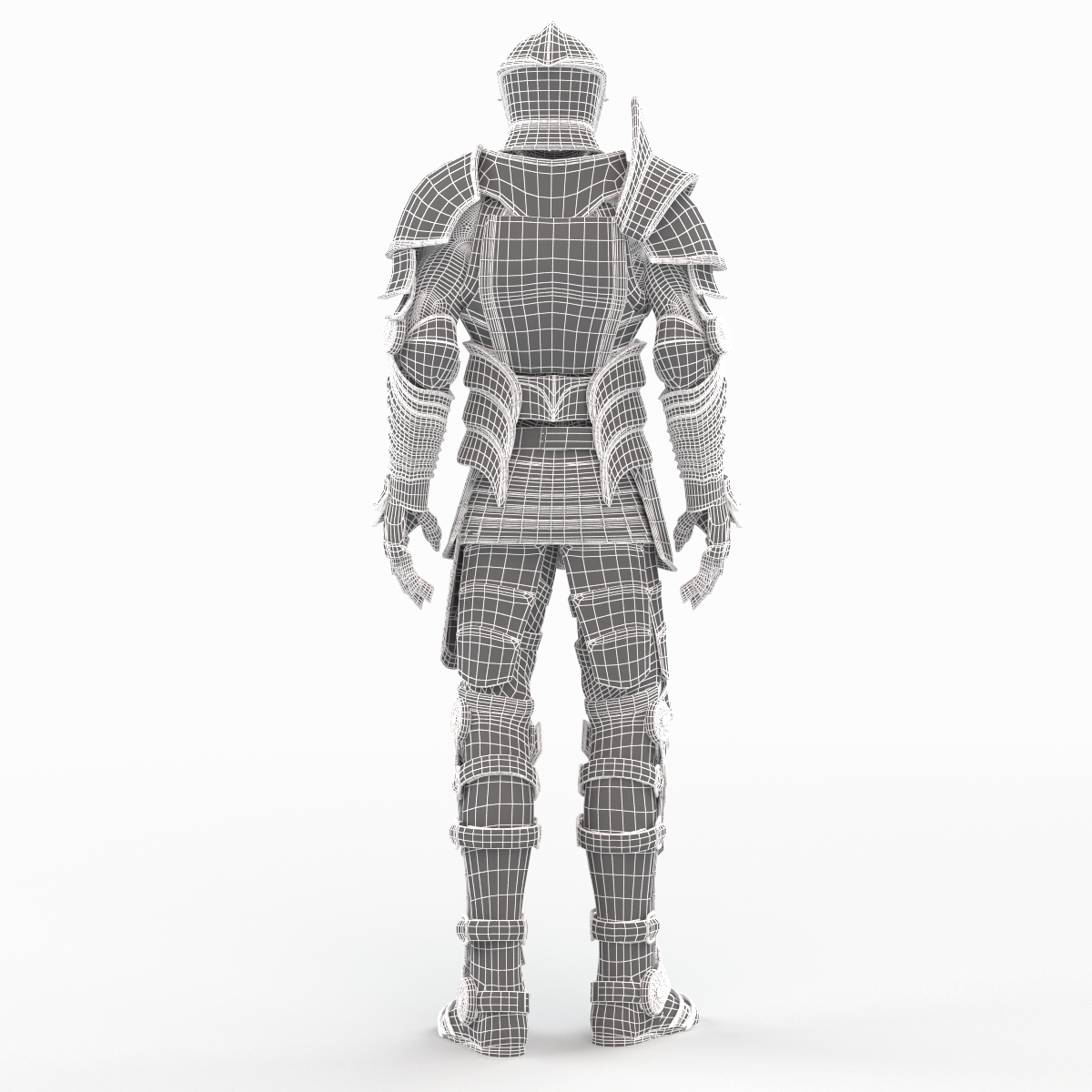 3d model medieval armor