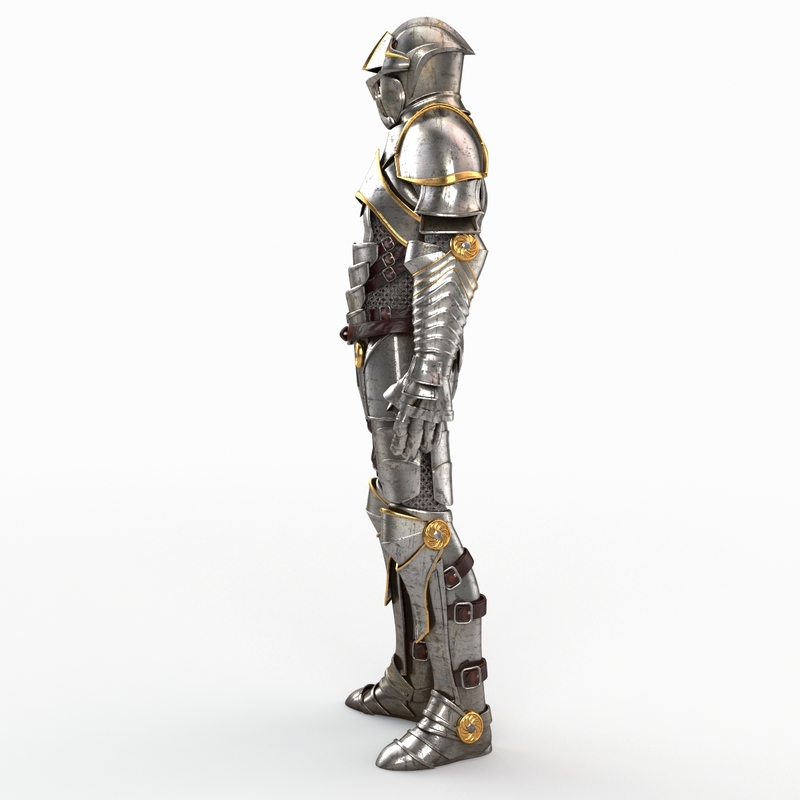 3d model medieval armor