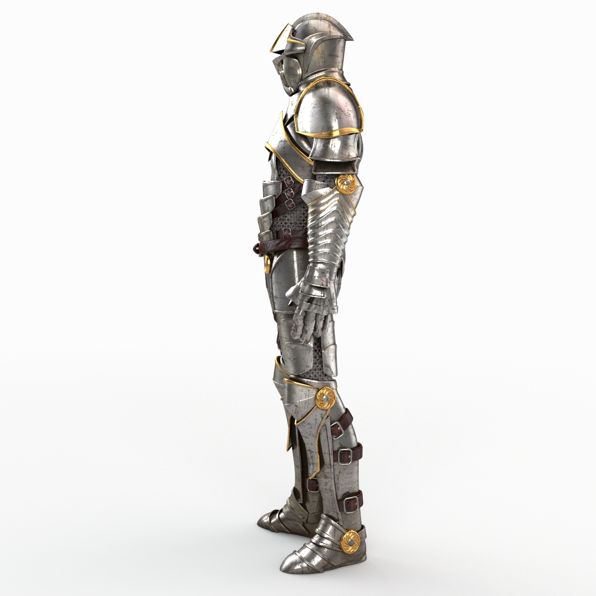 3d model medieval armor