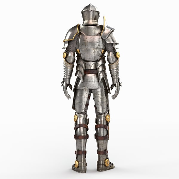 3d model medieval armor