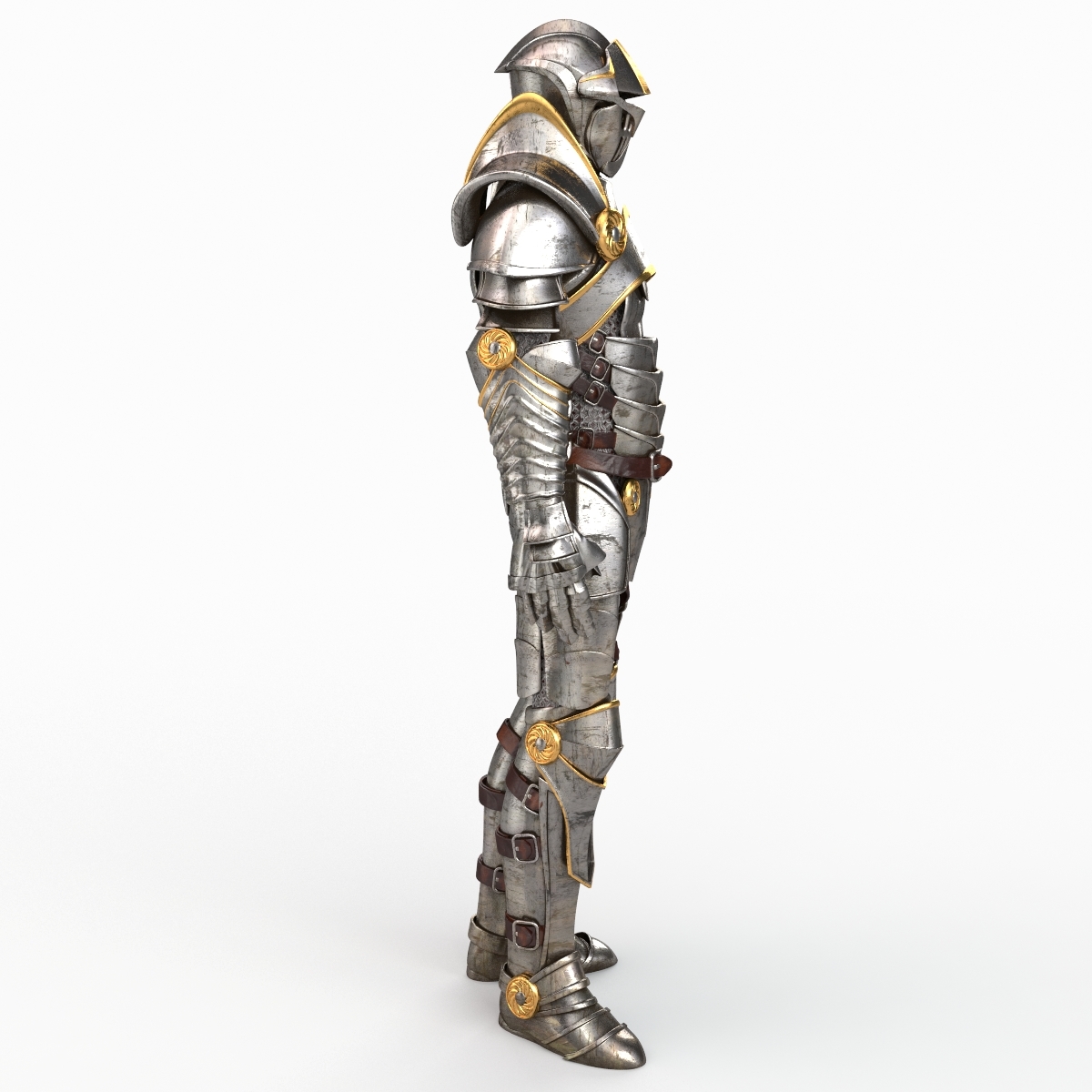 3d model medieval armor