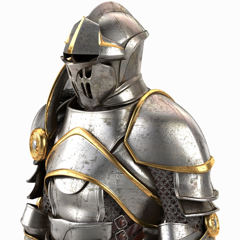 3d model medieval armor