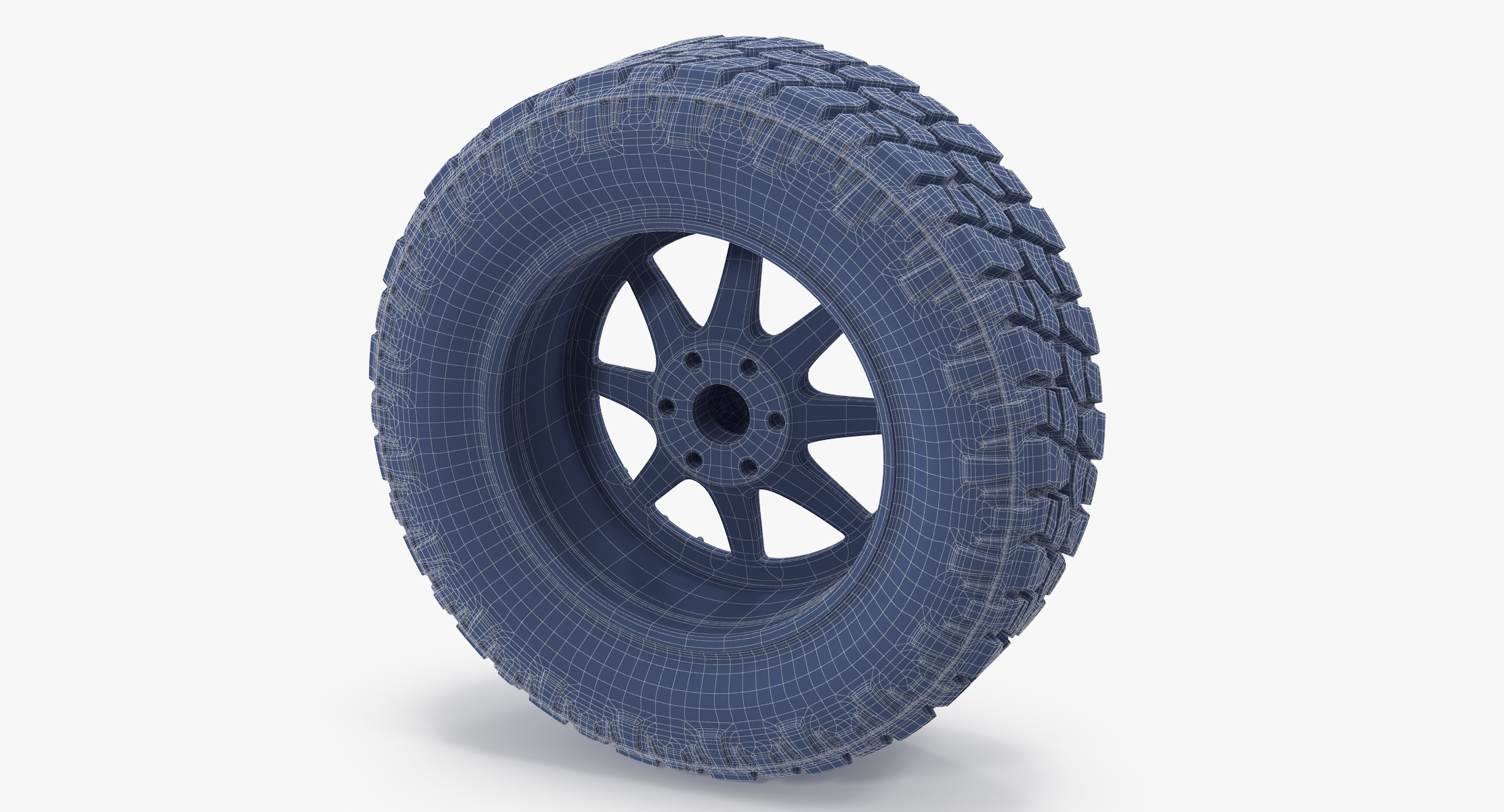 3d truck tire model
