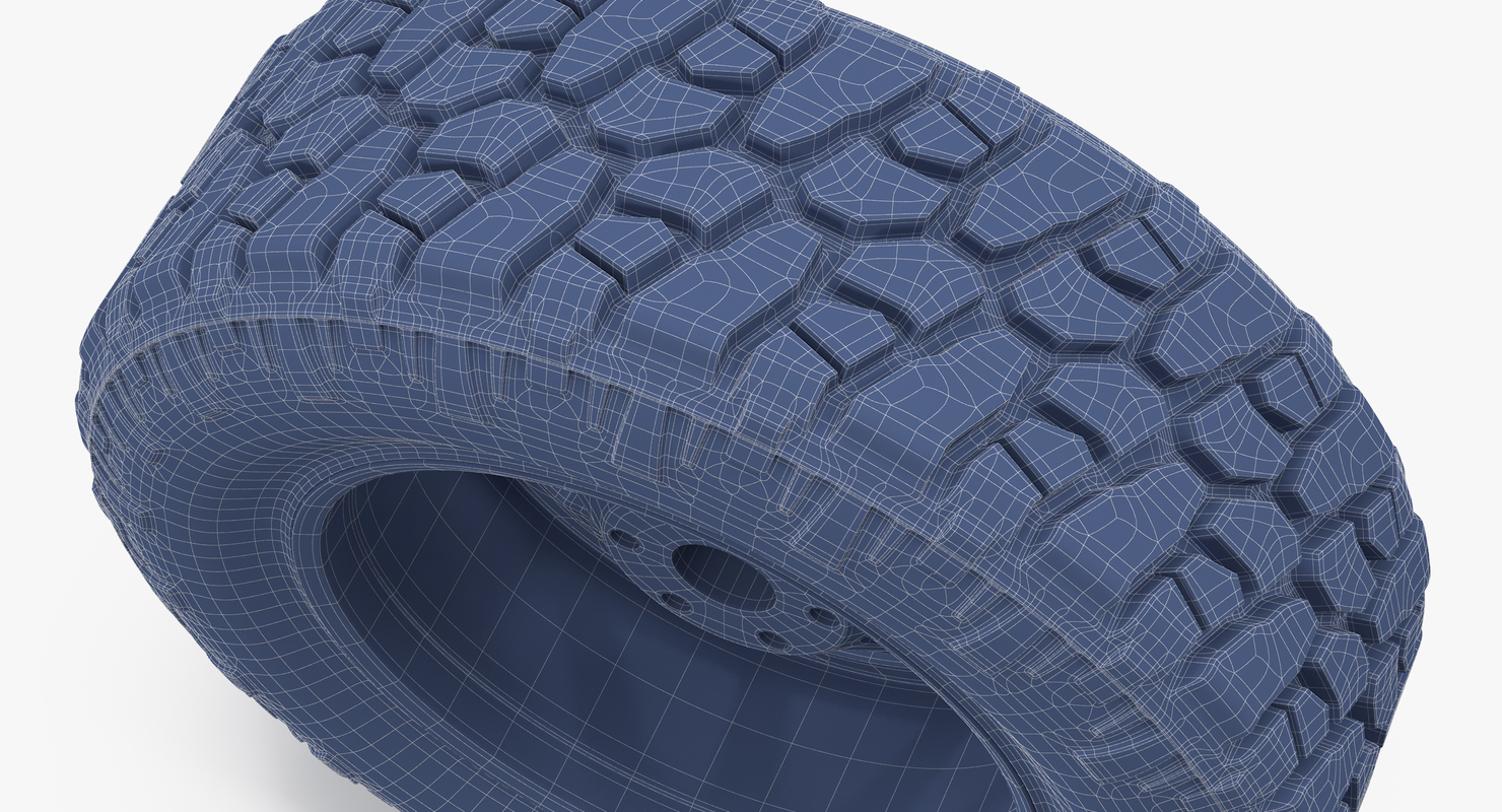 3d truck tire model