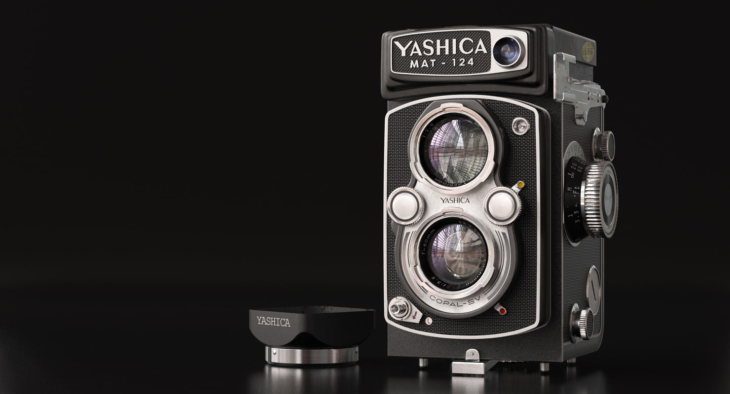 3d model yashica camera