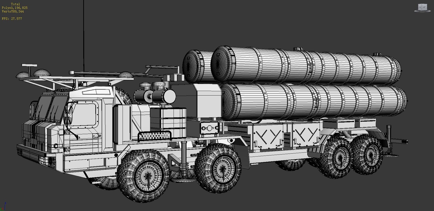 3d model 5p90s baz-6909 s-400