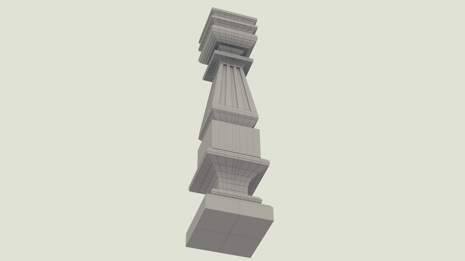 pillar square obj