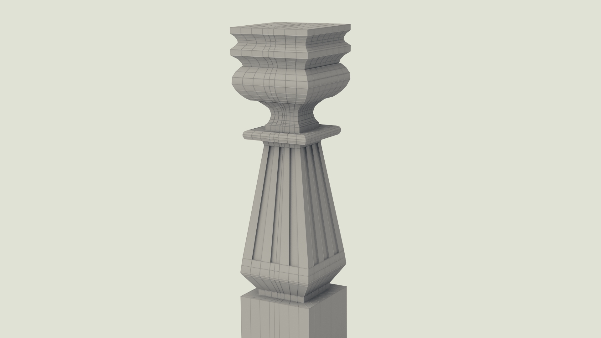 pillar square obj