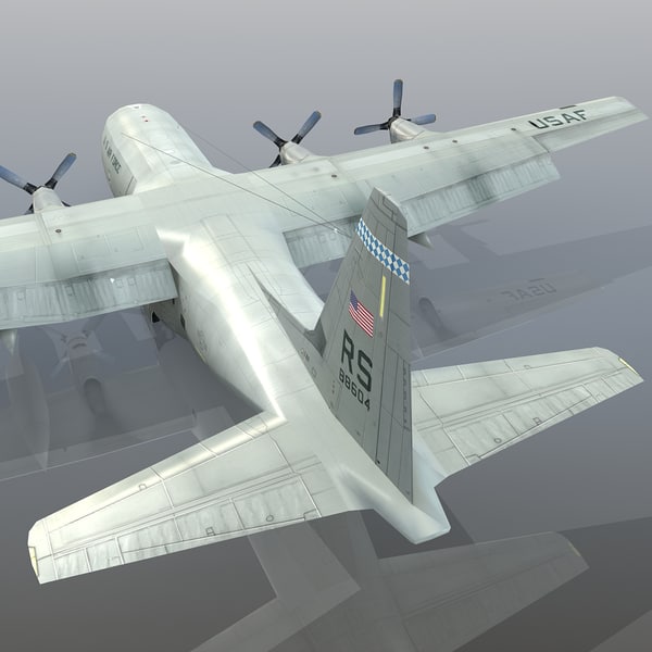 3d model lockheed c-130 hercules