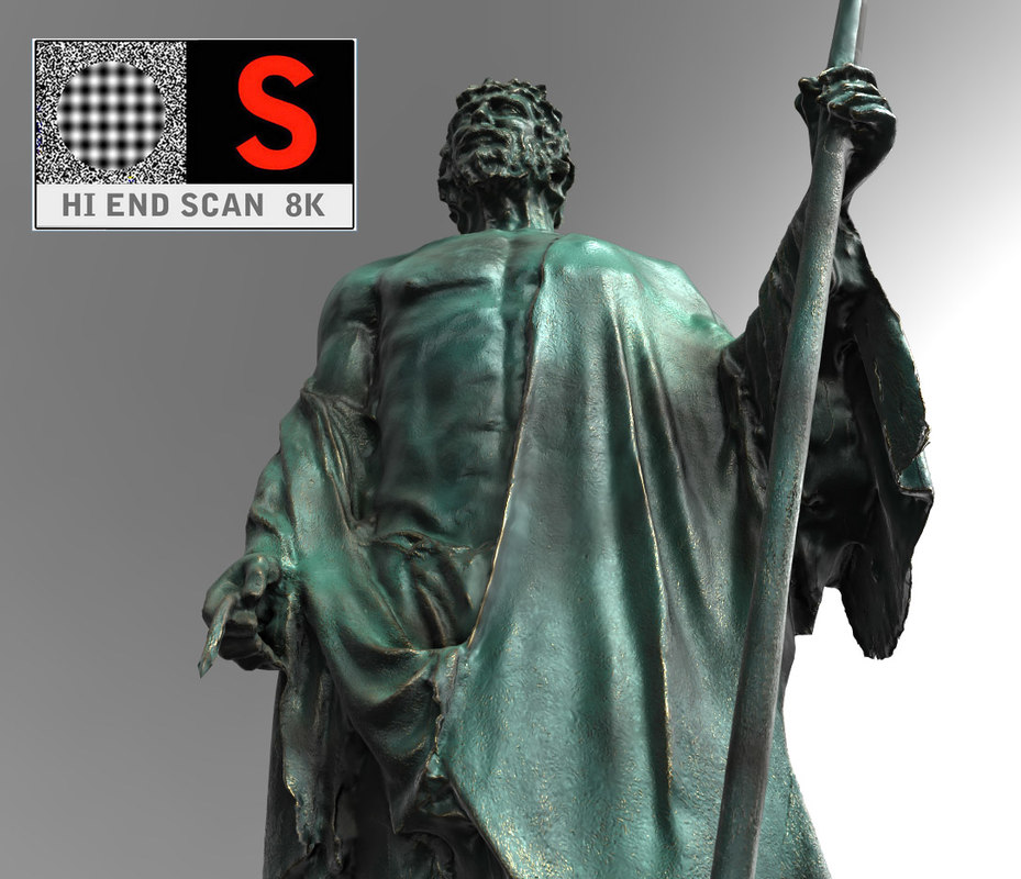 sculpture monument figure 3d model