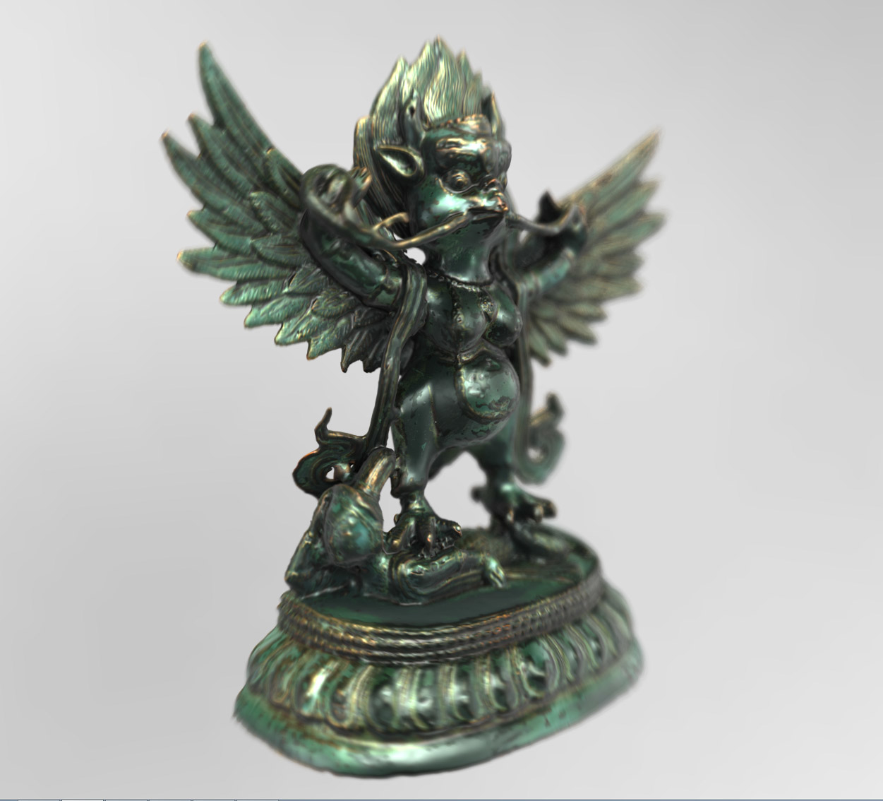 garuda sculpture obj