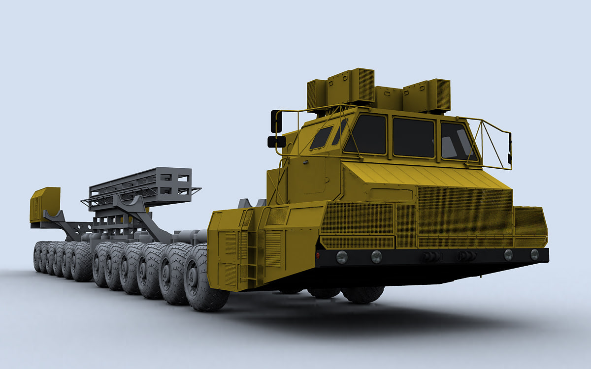 MAZ 7907 24x24俄罗斯导弹3D模型 - TurboSquid 961711