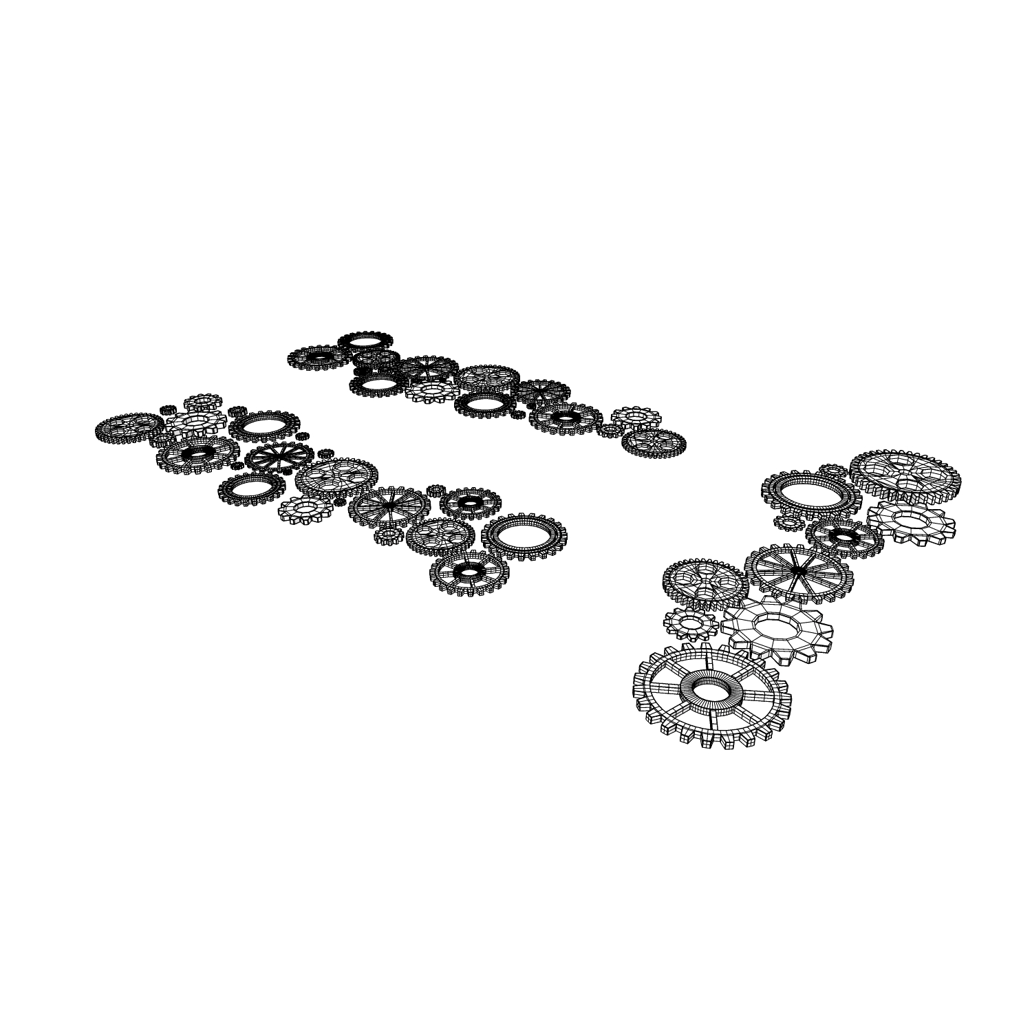 max mechanical machine gears