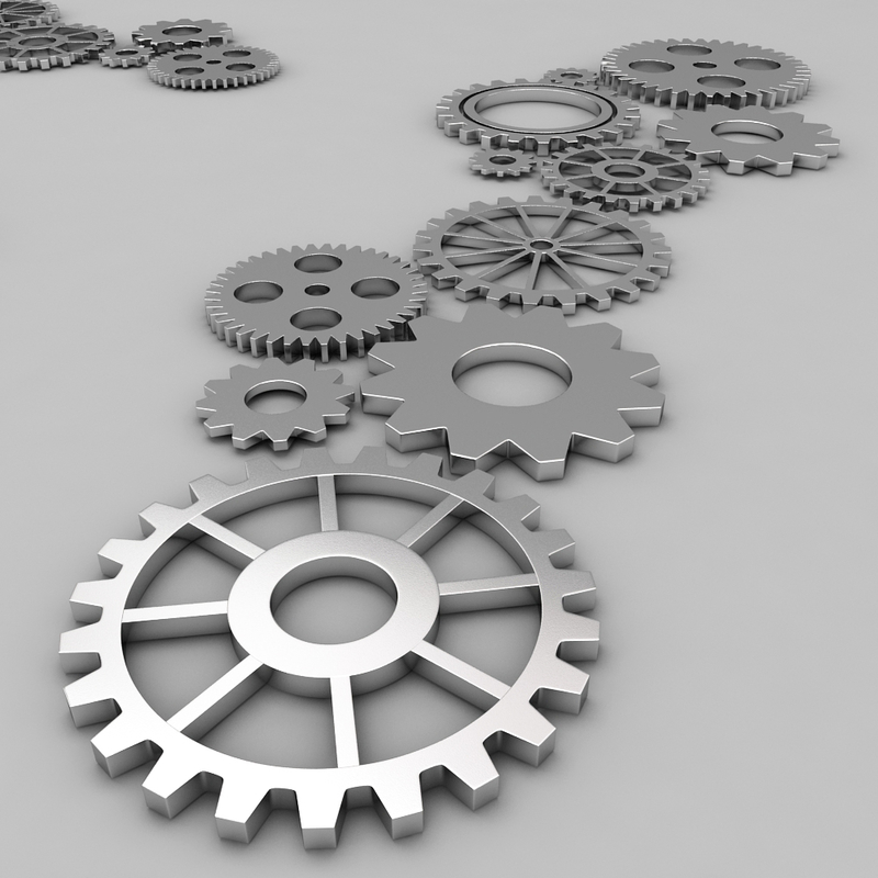 max mechanical machine gears