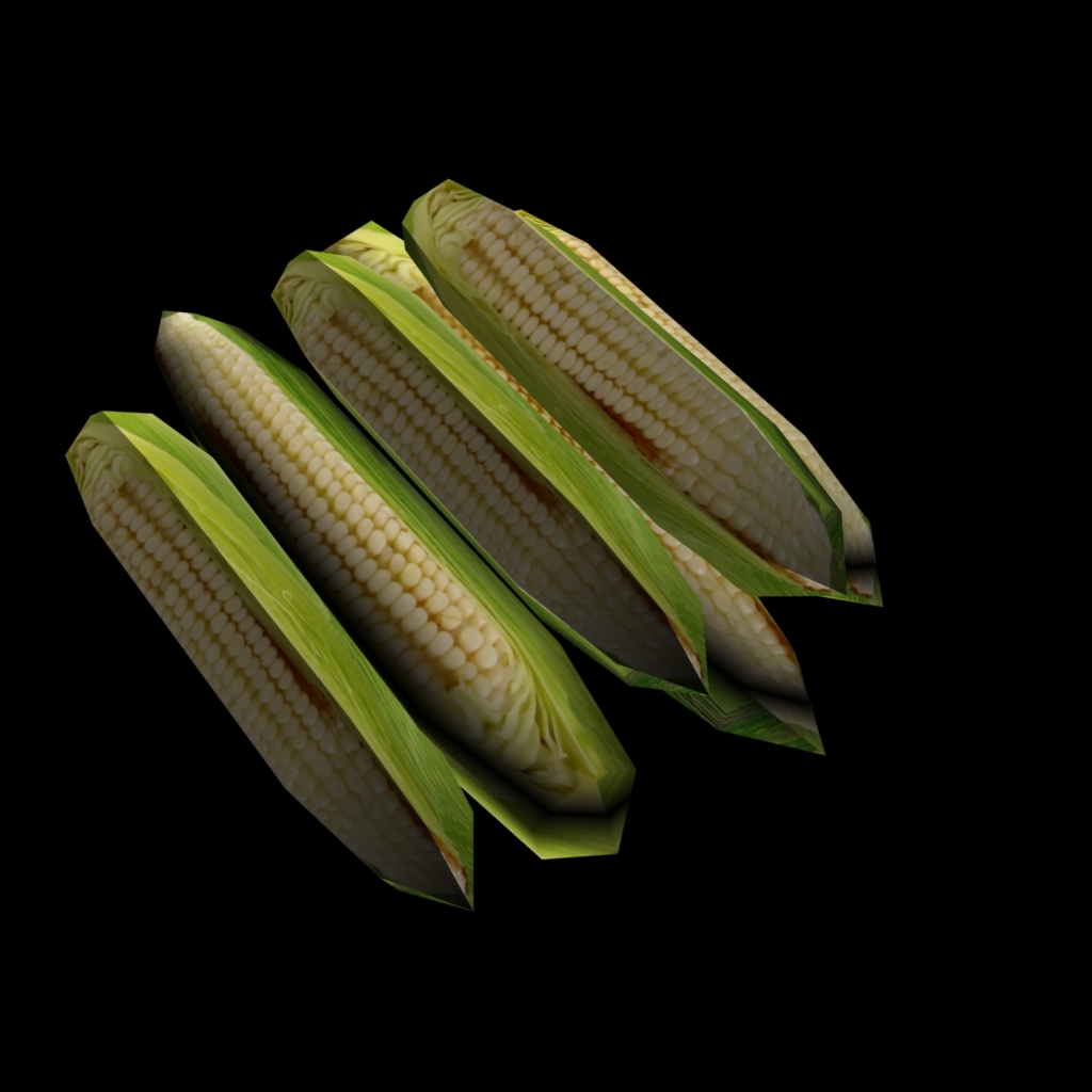 free corn 3d model