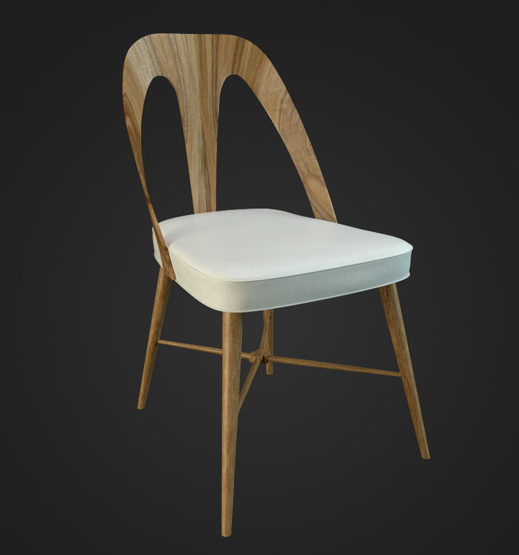 3d model of chair