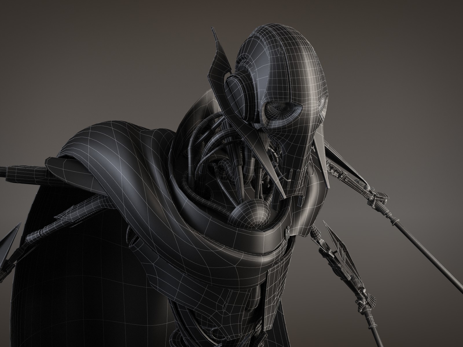 3d general star wars model