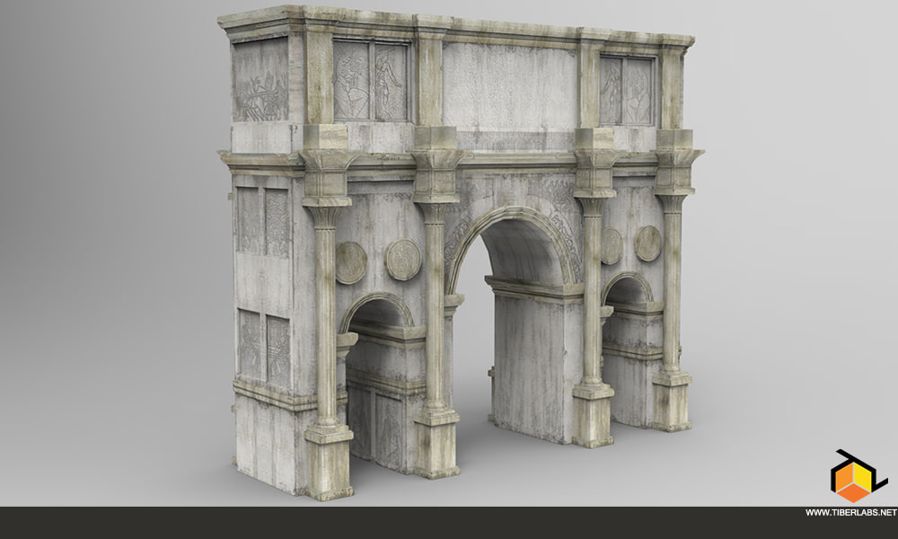 3ds max triumph arch