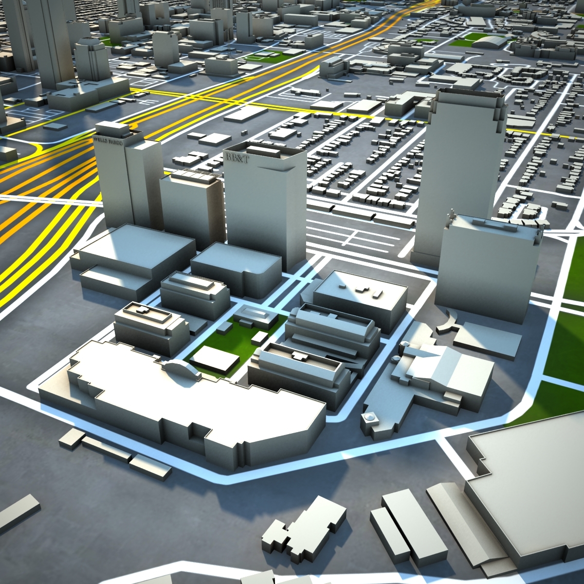 3d model of atlanta skyline vol2