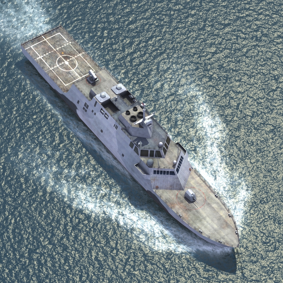 3d model freedom class lcs lcs1