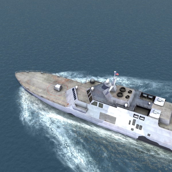 3d model freedom class lcs lcs1