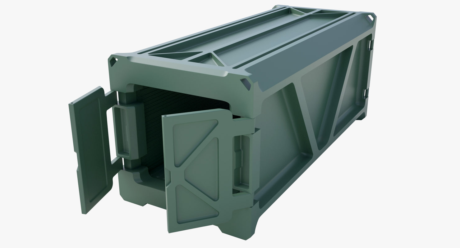 sci fi container 3d model