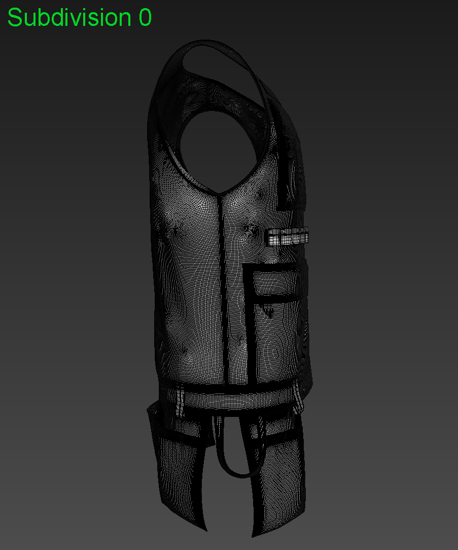 vest 3d model