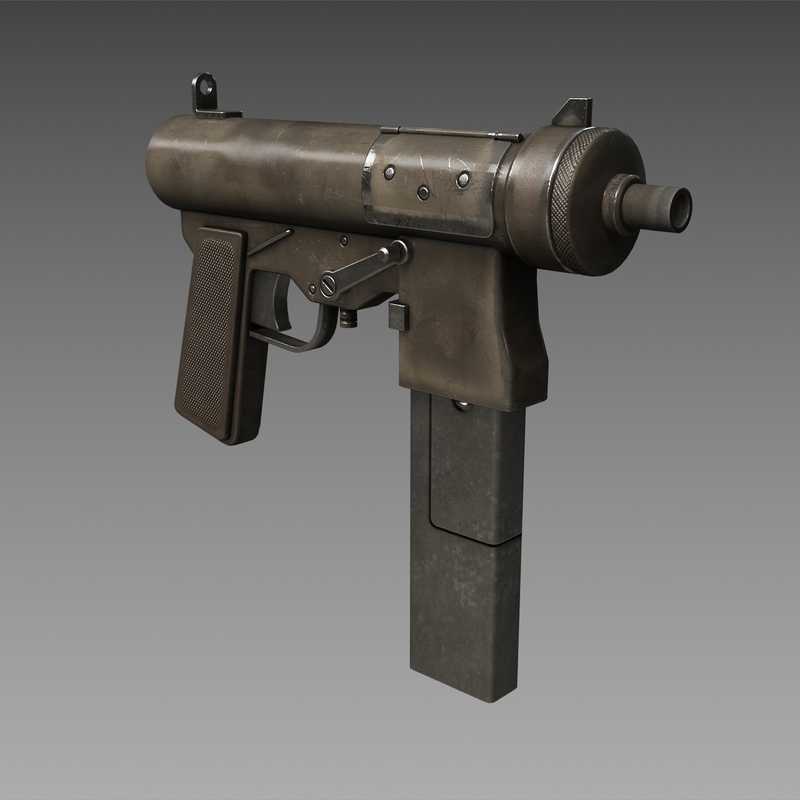 compact submachine gun max