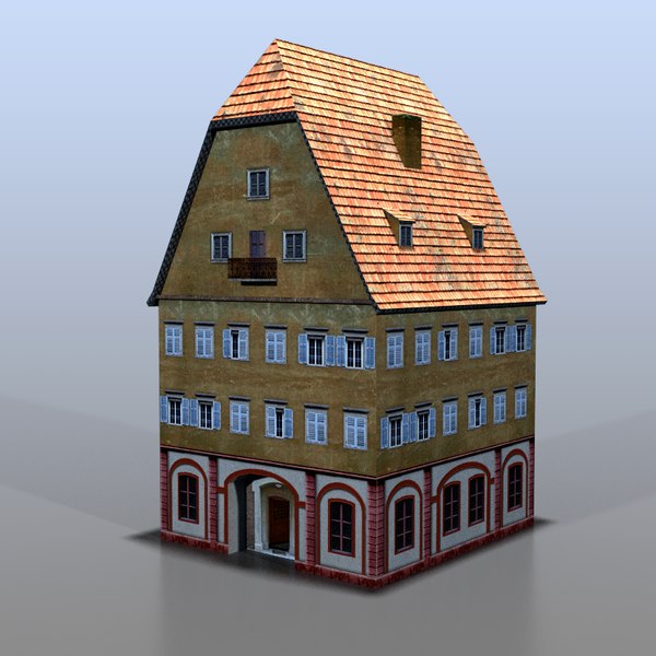 3d model house german