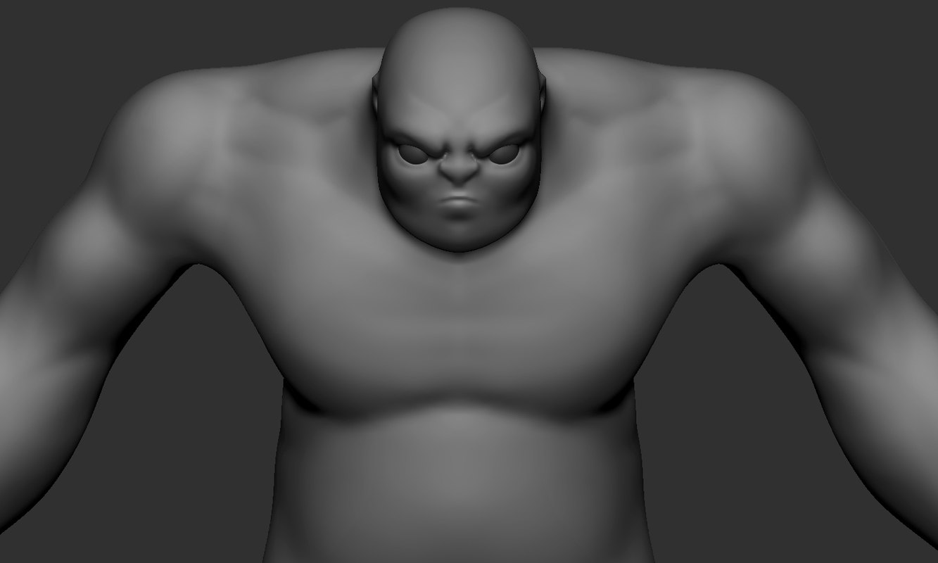 3ds max base monster bear